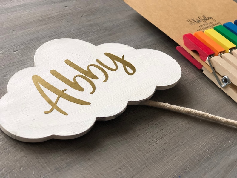 Personalized Cloud Kids Art Display, Kids Art Display, Children's Art ...
