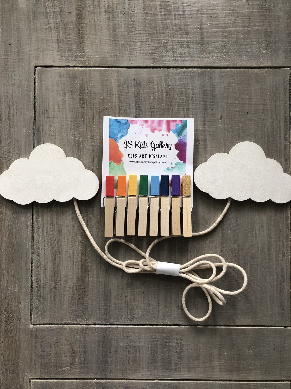 Cloud Kids Art Display Kids Art Display Children's Art - Etsy