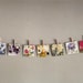 Rainbow Clothesline Photo Display, Clothespin Display, Photo Hanger ...