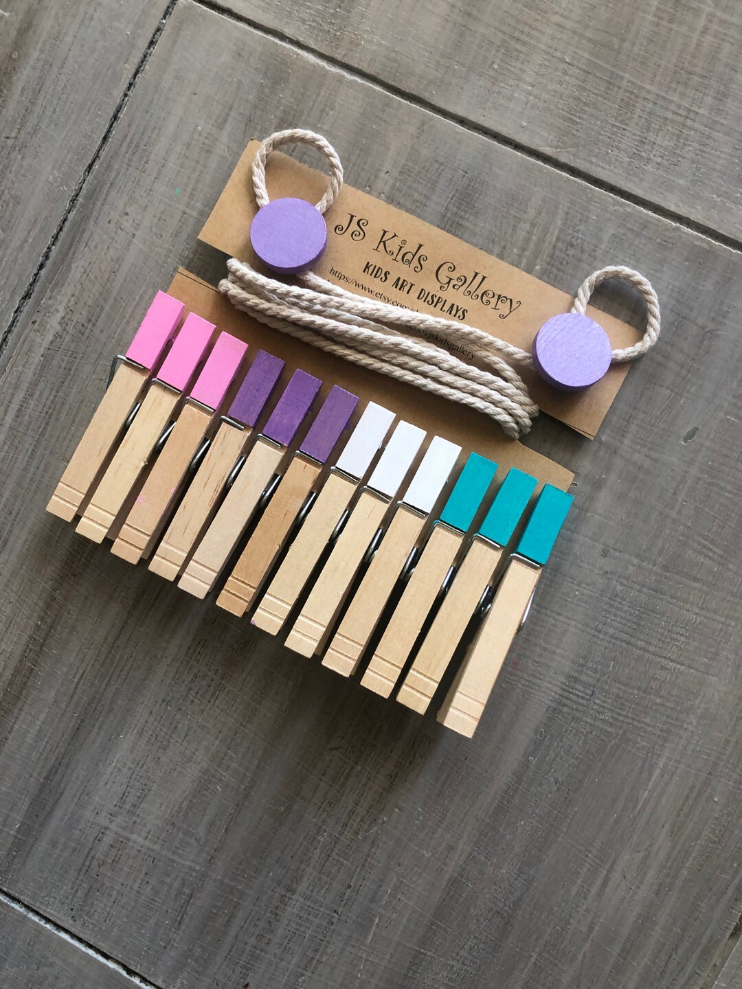 Unicorn Clothesline Art Display, Art Work Display, Baby Girl Onesie ...