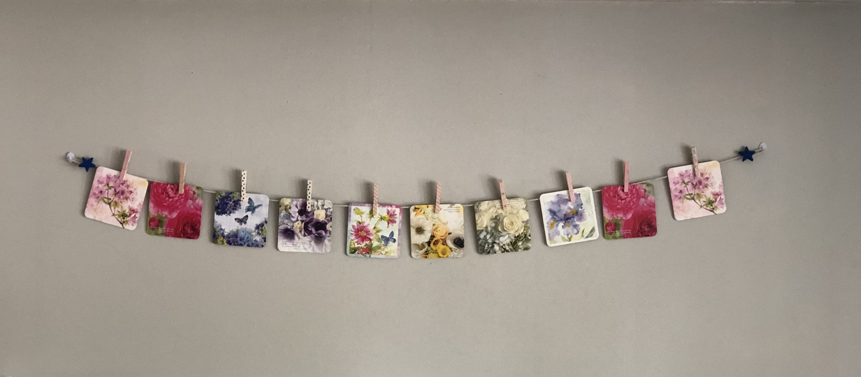 Clothesline Photo Display Clothespin Display Photo Hanger - Etsy Singapore