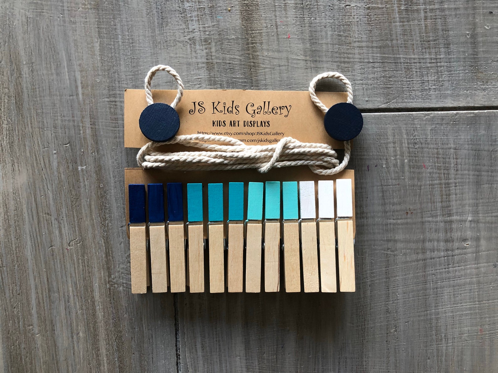 Nautical Clothesline Art Display Art Work Display Baby Boy - Etsy