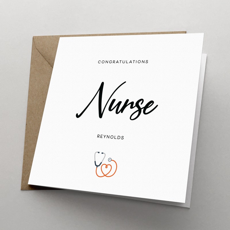 Nurse Graduation Card - Etsy