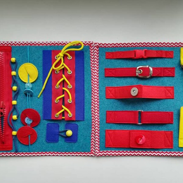 Zipper Quiet Book - Etsy