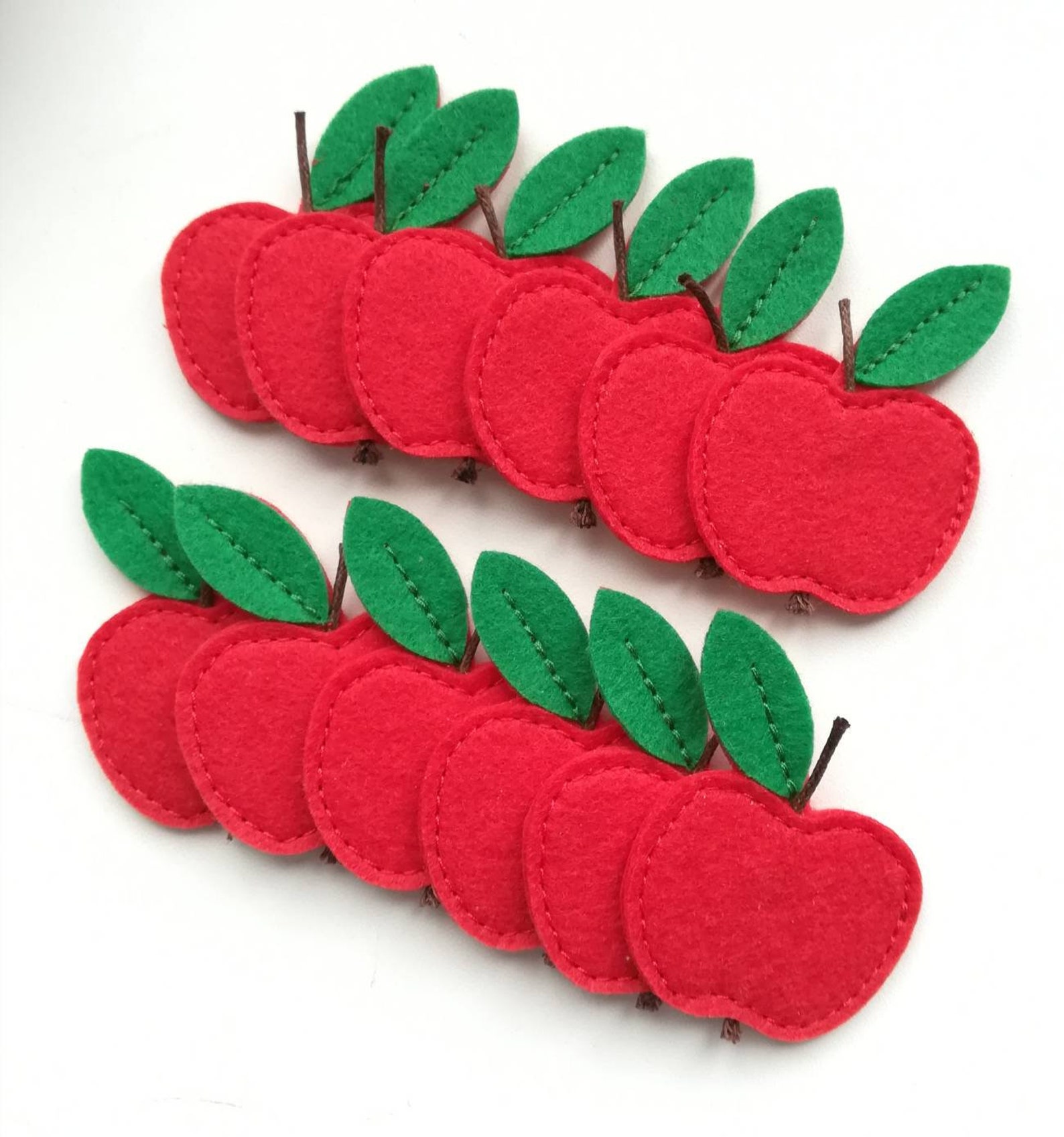 Felt Applique, Felt Applique Apple, Felt Apple, Felt Crafts, Craft ...