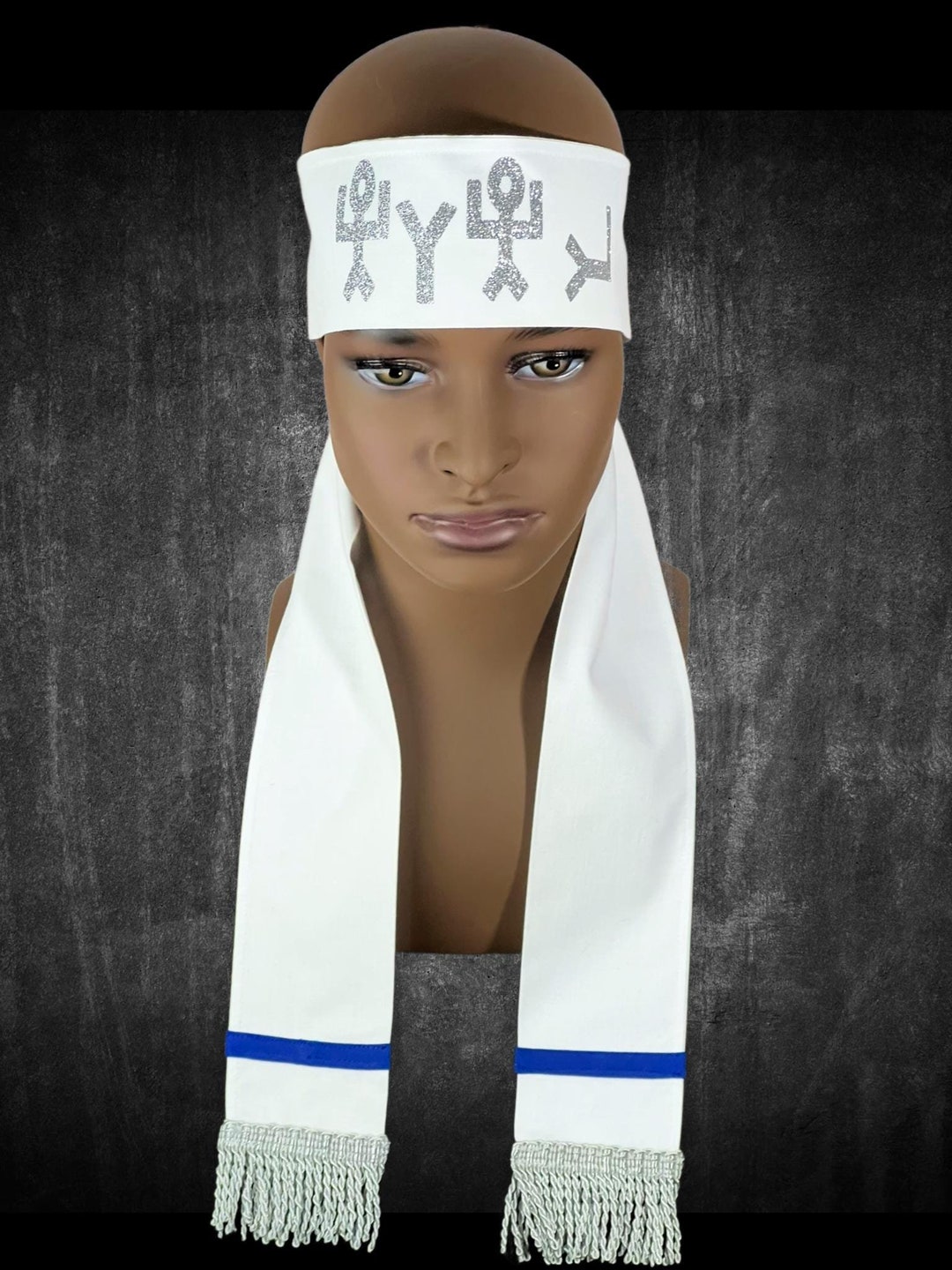 Custom Handmade Headband Hebrew or Jewish Faith, Pictograph Writing ...