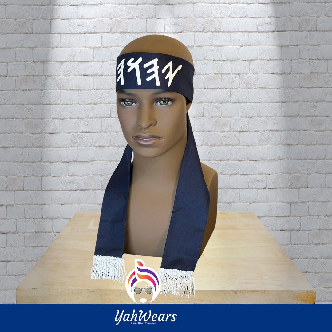 Handmade Blue Mitre, Hebrew Israelite, Yah Clothing, Hebrew Clothing ...