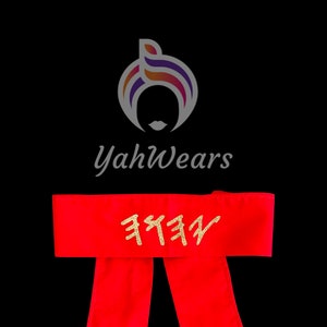 Handmade Mitre Head Wrap, Red Israelite Headwrap, Turban for Men ...