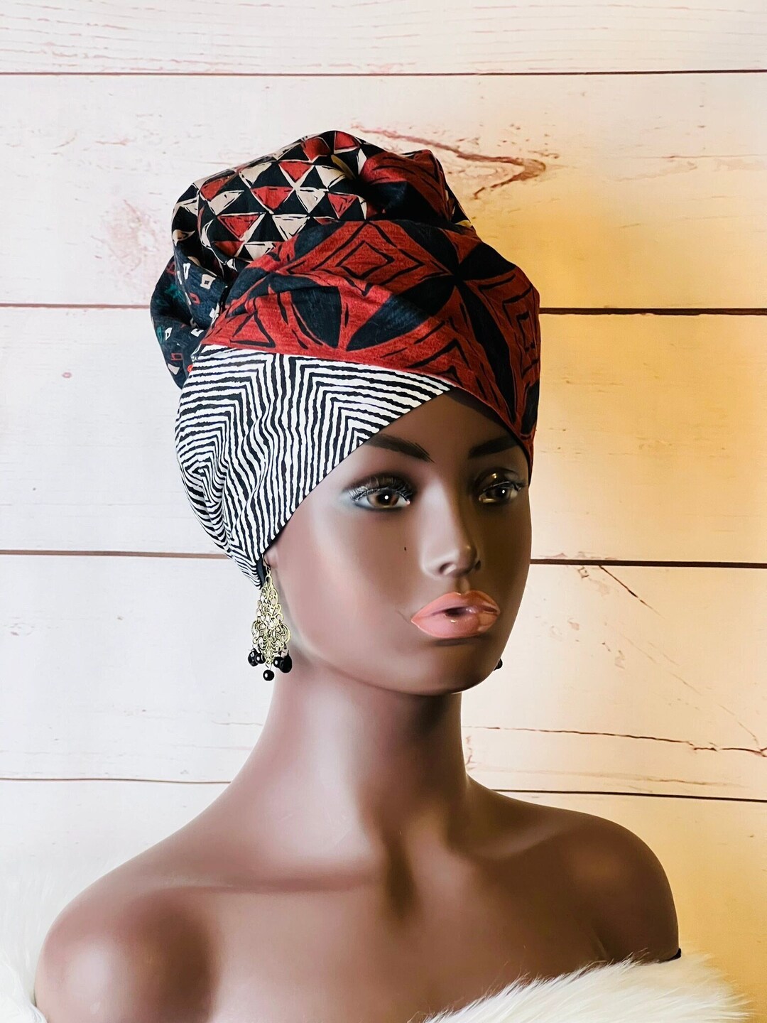 Handmade Bonnet, Satin Lined Headwrap, Headwrap Bonnet, Bonnet Satin ...