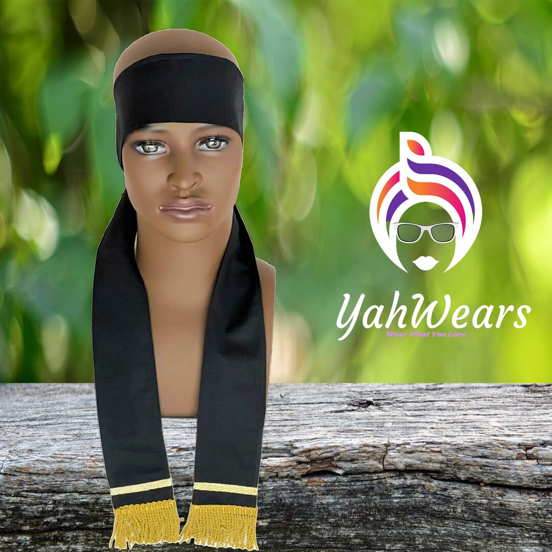 Handmade Black Mitre Head Wrap, Israelite Headwrap, Men Turban ...