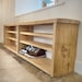 Extra Deep & Long Wooden Shoe Bench 30cm Deep Shoe Rack - Etsy UK