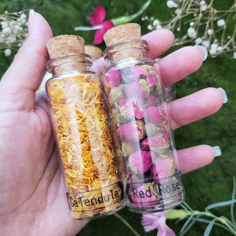 1.5 oz Herbal Bottles Dried herb vial Witchcraft herbs | Etsy 1.5 oz Herbal Bottles Dried herb vial Witchcraft herbs | Etsy