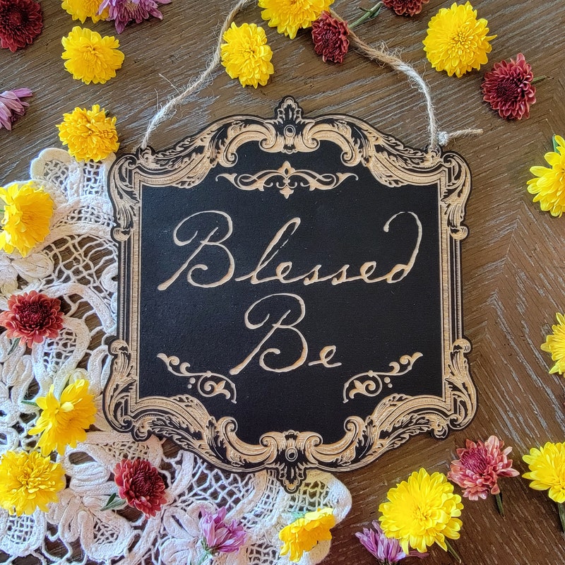Wooden Blessed Sign - Etsy