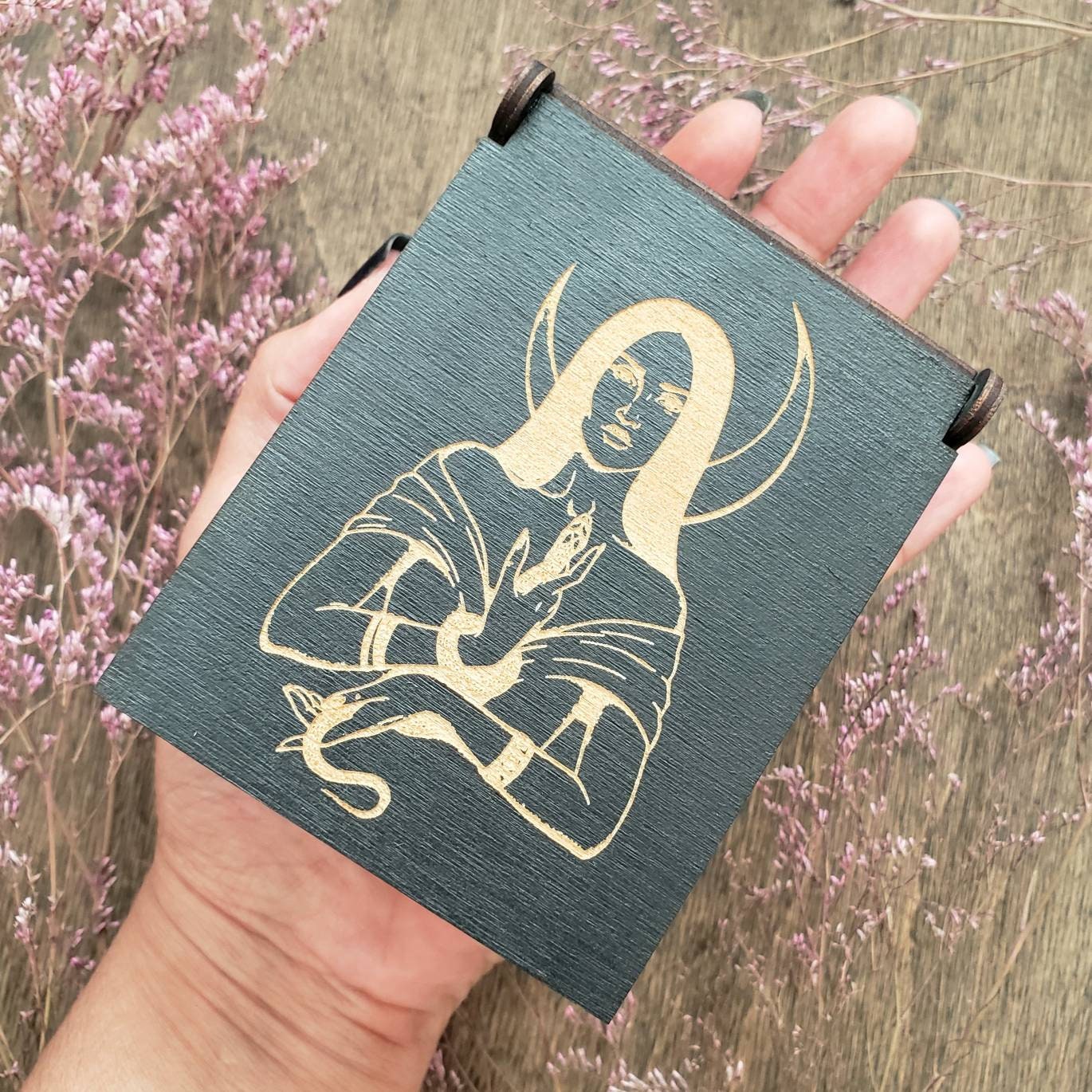 Hecate Witch Rune Wood Box 13 Witch Runes Hekate Black - Etsy UK