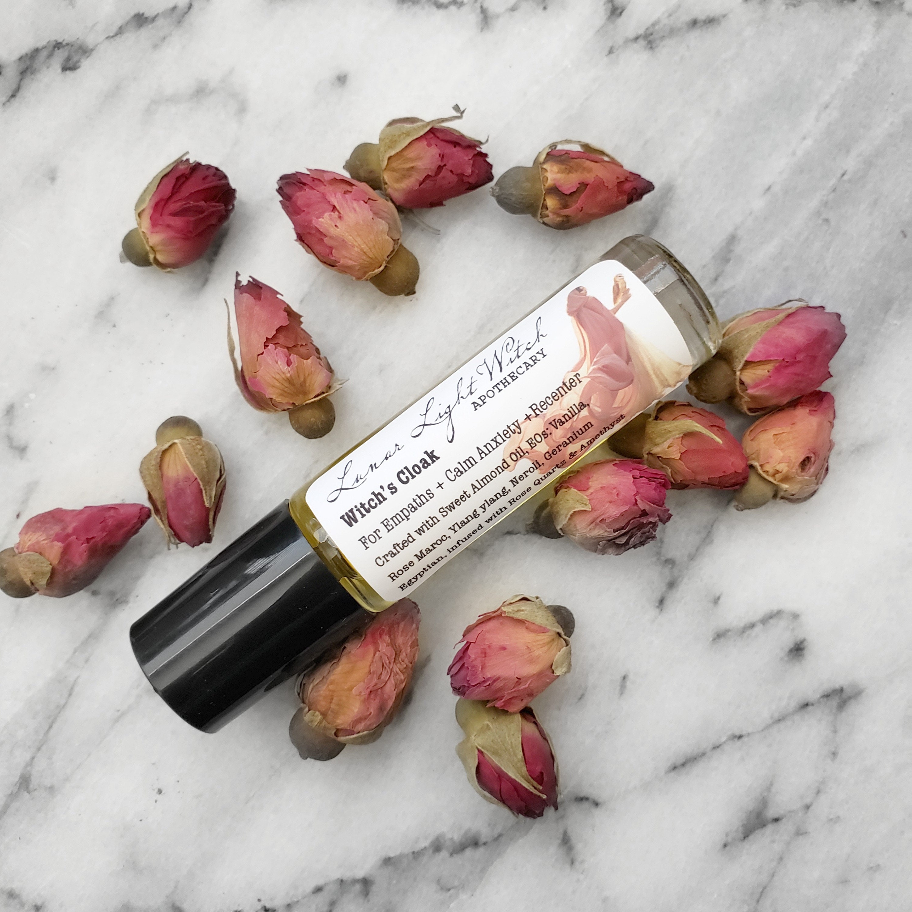 Witch's Cloak Perfume for Empaths | 10 Ml Roller Bottle | Calm Anxiety ...