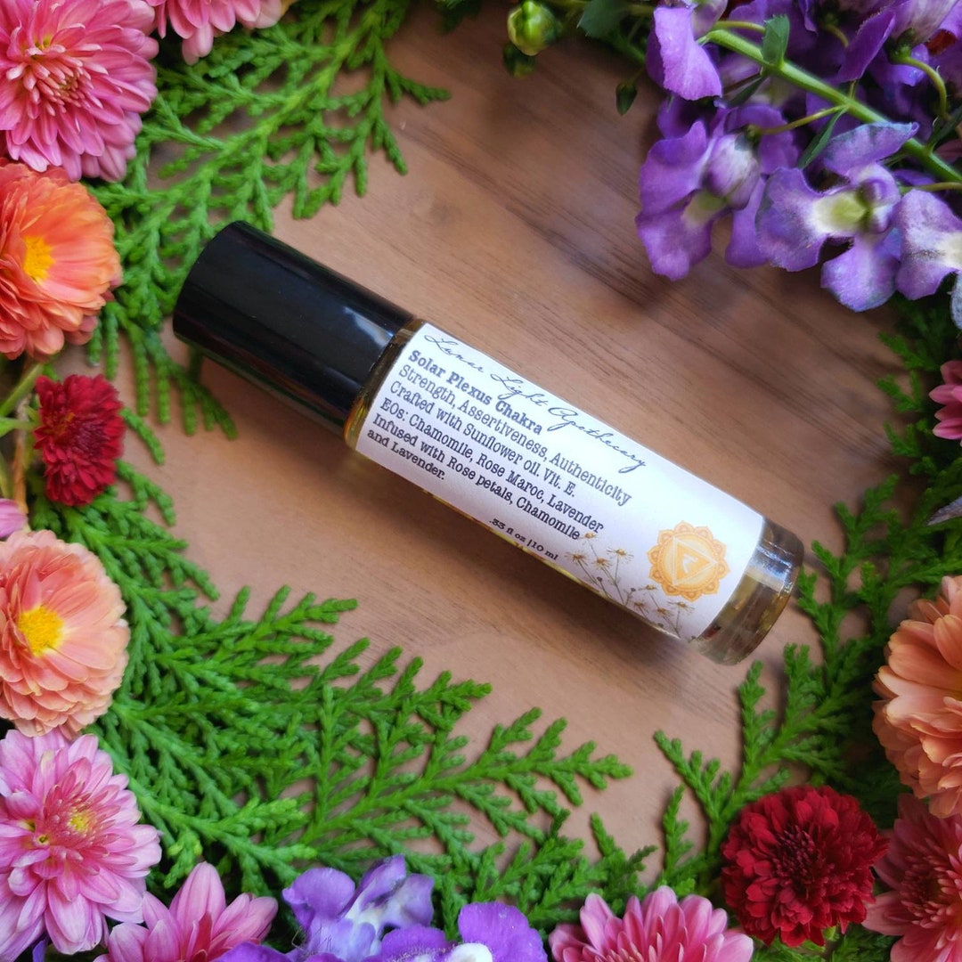 Solar Plexus Rollon Oil | Sunflower Oil | Strength | Assertiveness ...
