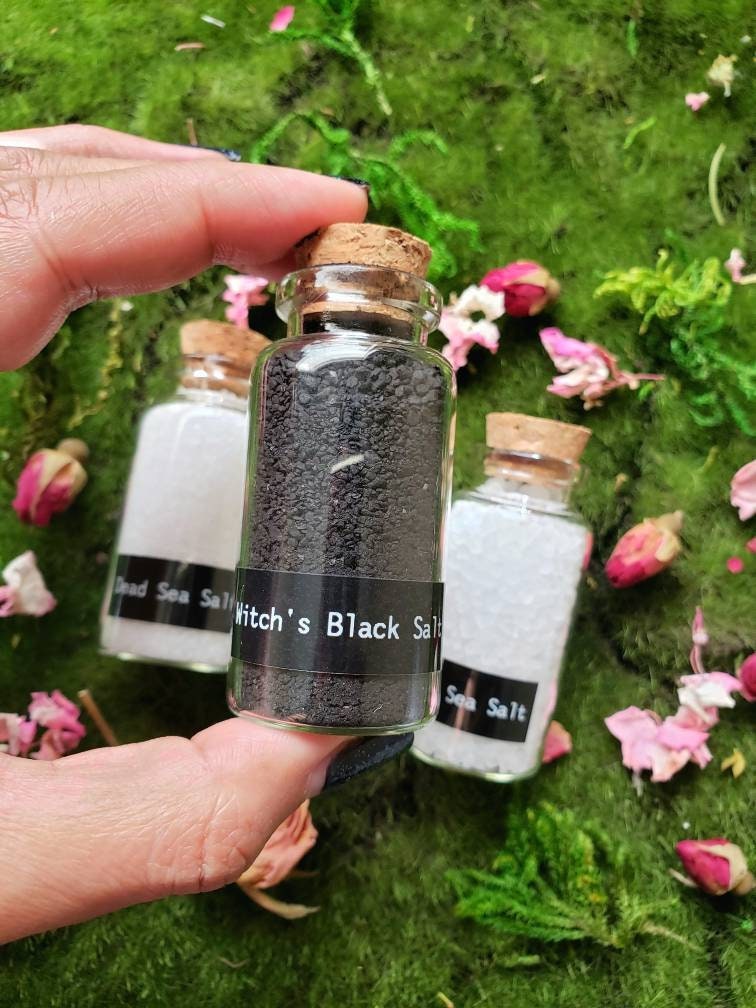 Black Salt Ritual Salt Witch Salt Dead Sea Salt | Etsy