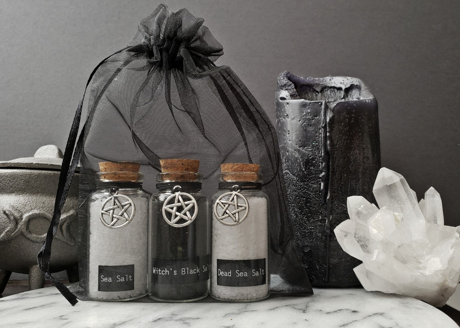 Ritual Salt Witch Salt Black Salt Black Salt Dead Sea | Etsy