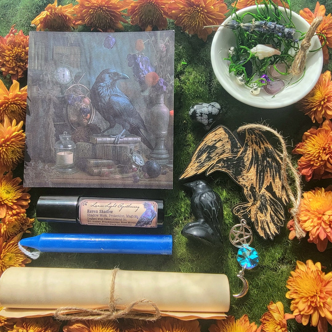Raven Familiar Kit | Witch's Familiar - Etsy