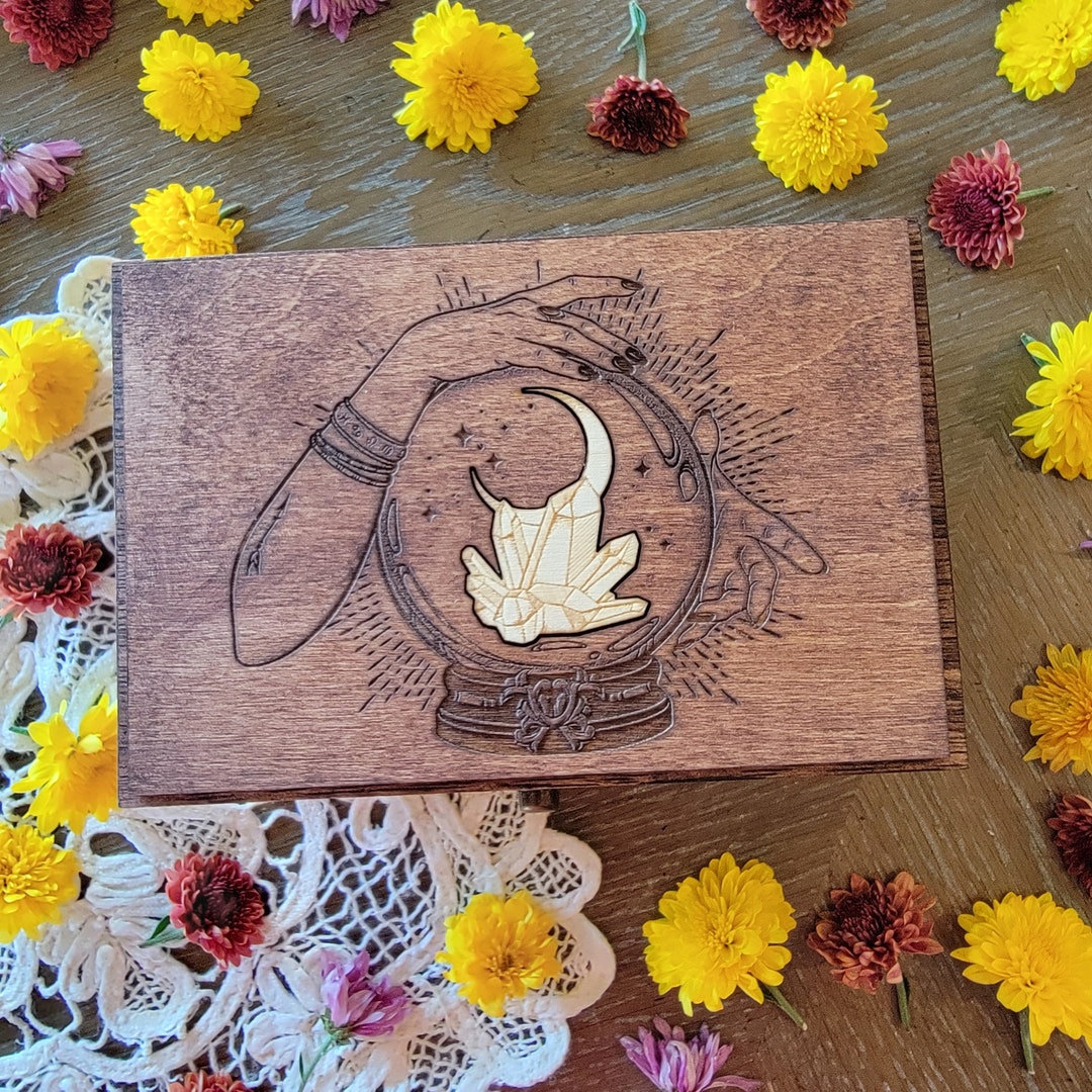 Divination Mystery Box | Wooden Coffin | Witchy Mystery Box ...