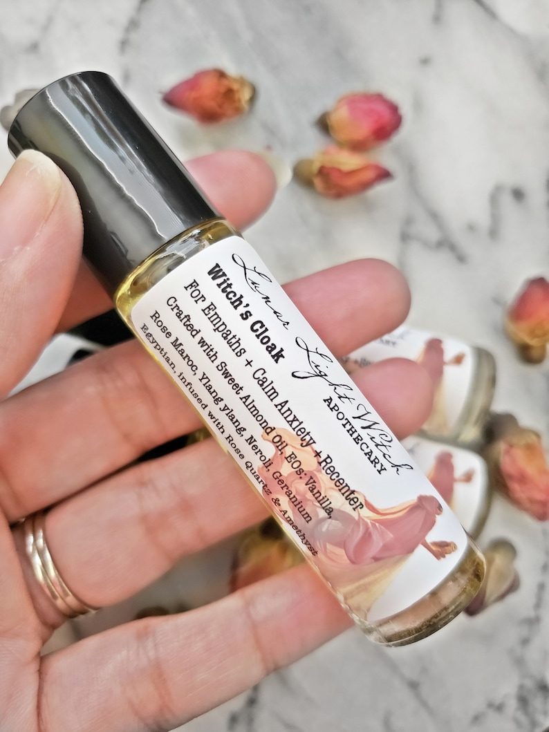 Witch's Cloak Perfume for Empaths | 10 Ml Roller Bottle | Calm Anxiety ...