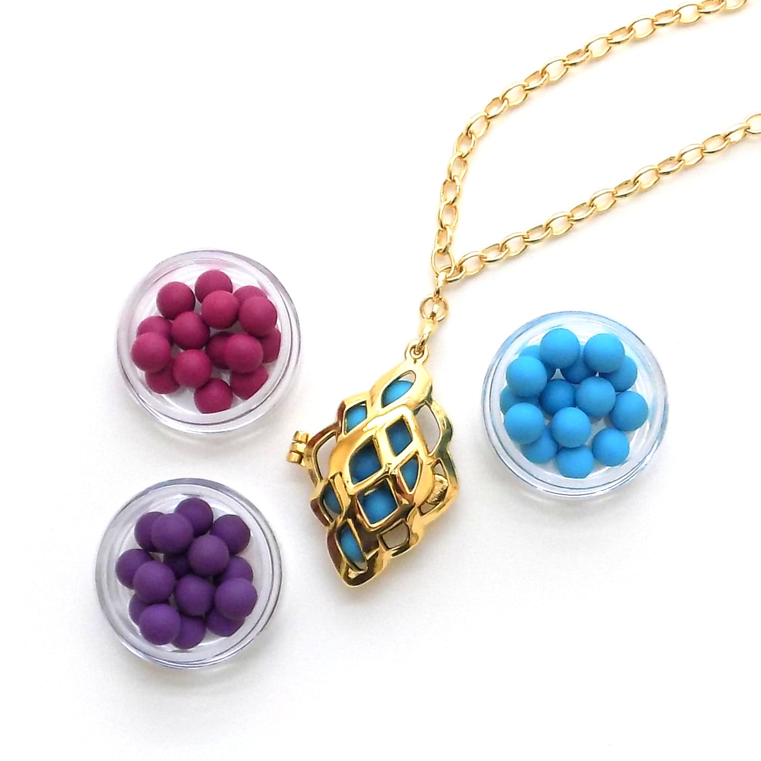 Joyería de aromaterapia, collar de aromaterapia, collar difusor de ...