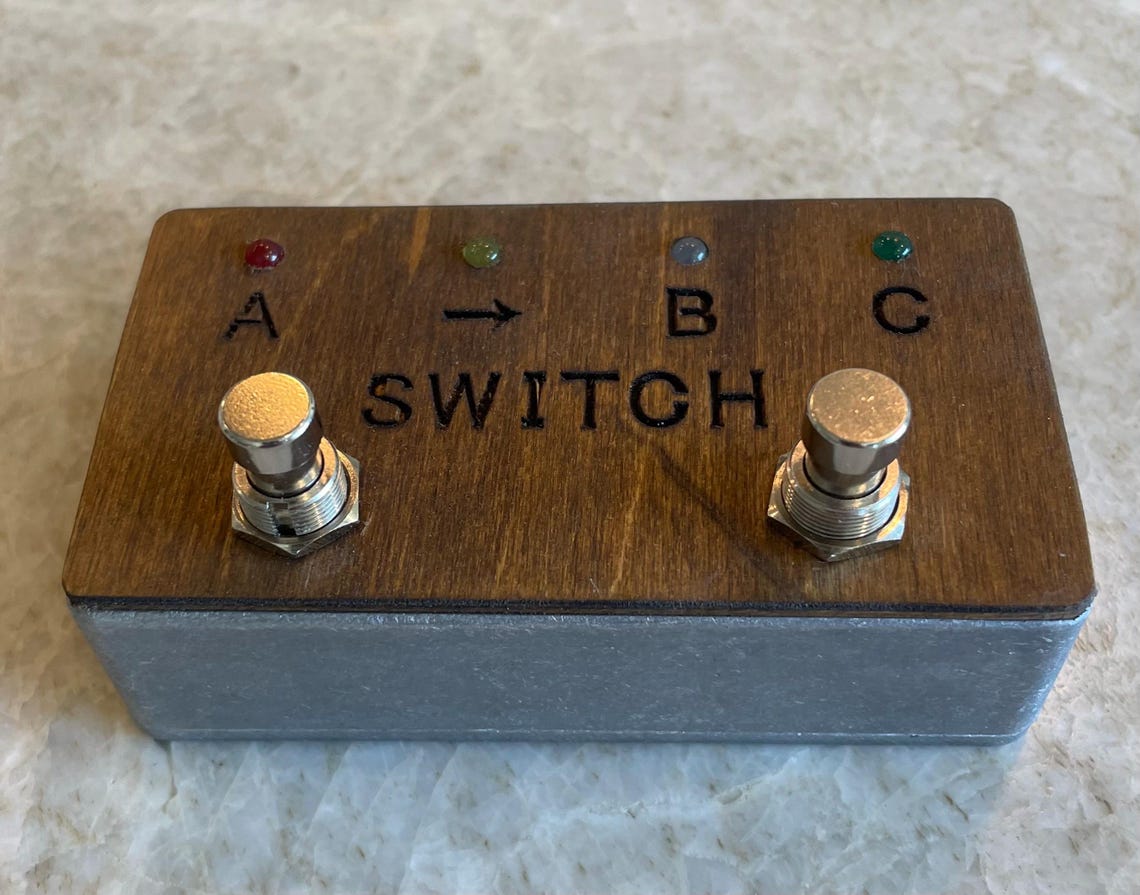 Guitar/ Instrument A/B/C Switch Footswitch - Etsy