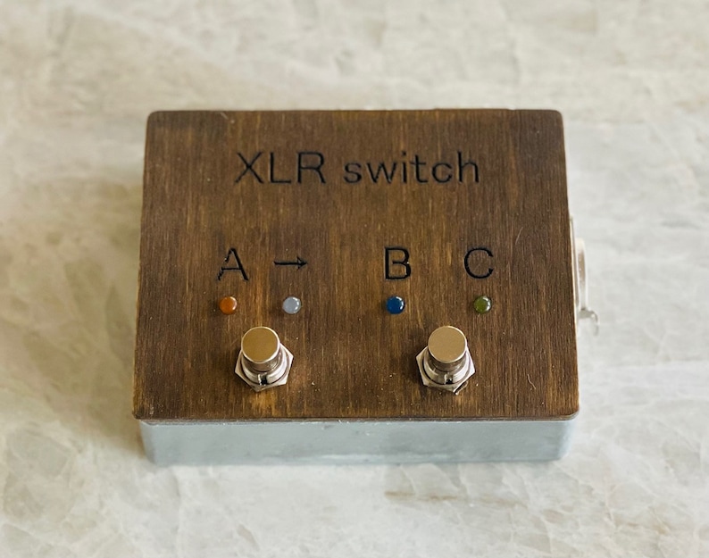 XLR / Microphone A/B/C Switch Foot Pedal - Etsy