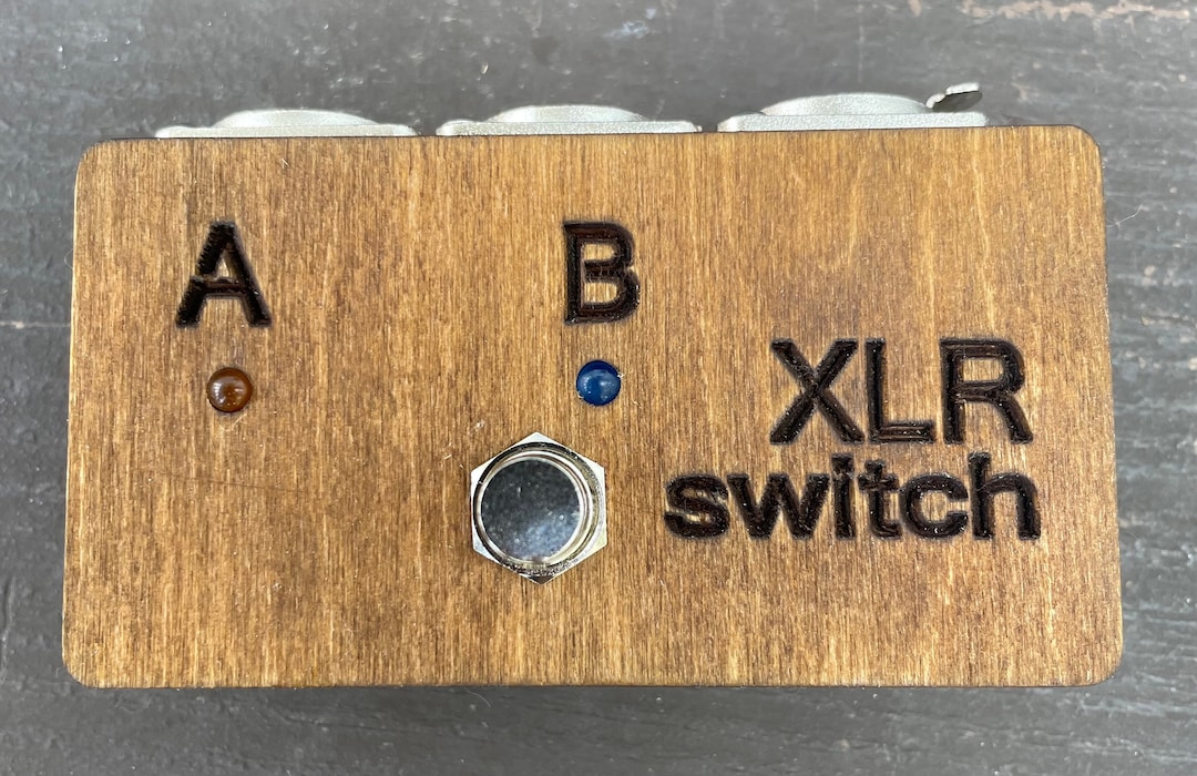 XLR / Microphone A/B Switch Foot Pedal - Etsy