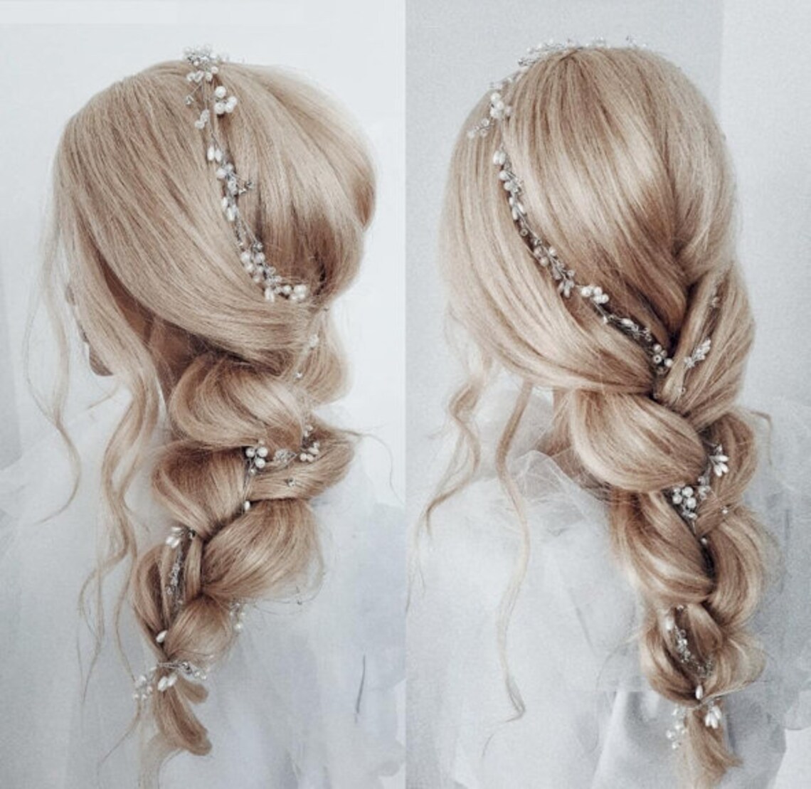 Bridal Hair Vine Pearl Bridal Hair Vine Crystal Wedding Hair - Etsy