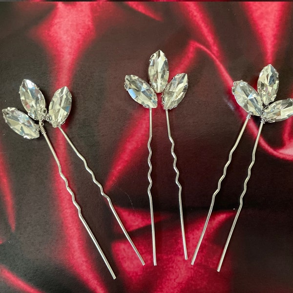 Silver Hair Pin Etsy