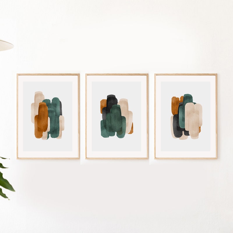 Set of Three Wall Art - Etsy