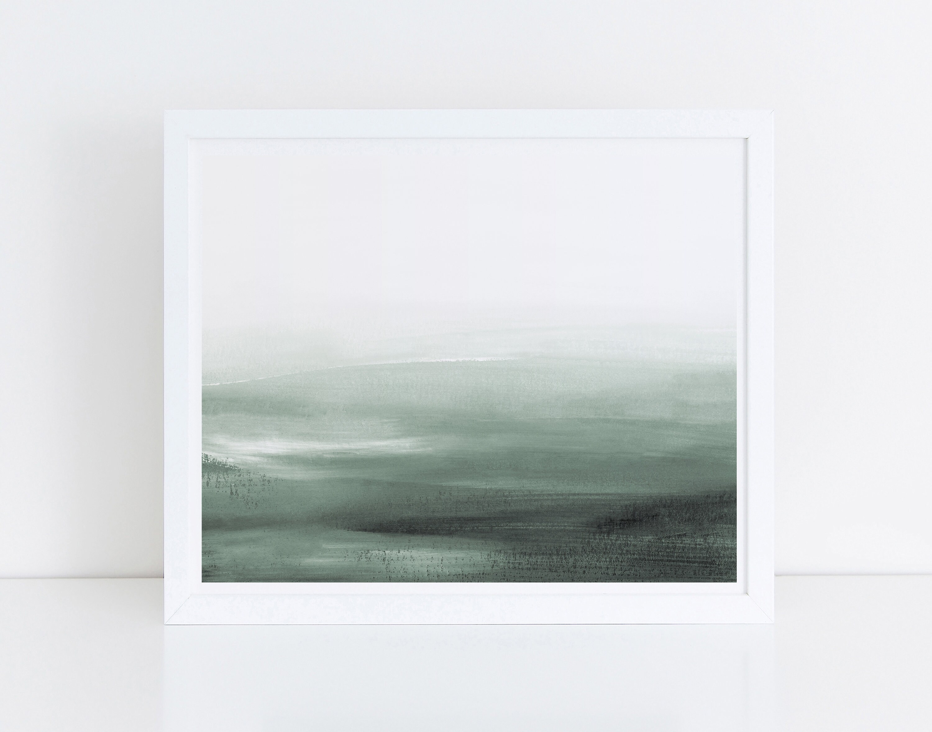 Green Art Print Printable Watercolor Print Printable Art | Etsy