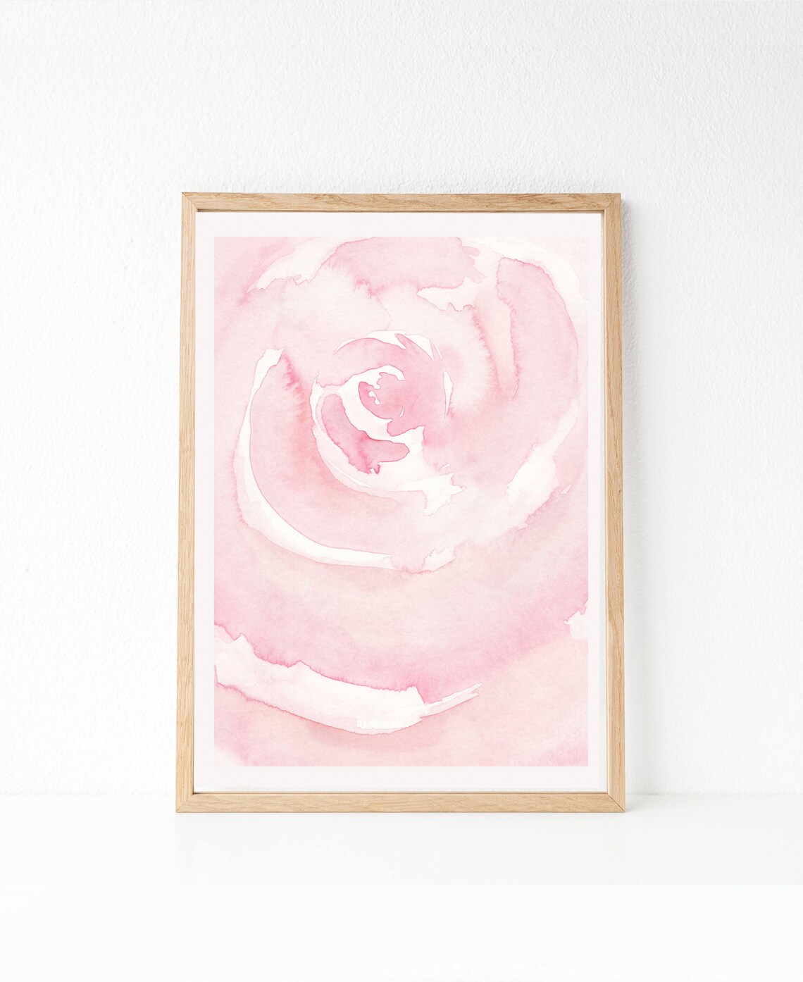 Blush Prints Blush Pink Watercolor Art Printable Watercolor - Etsy