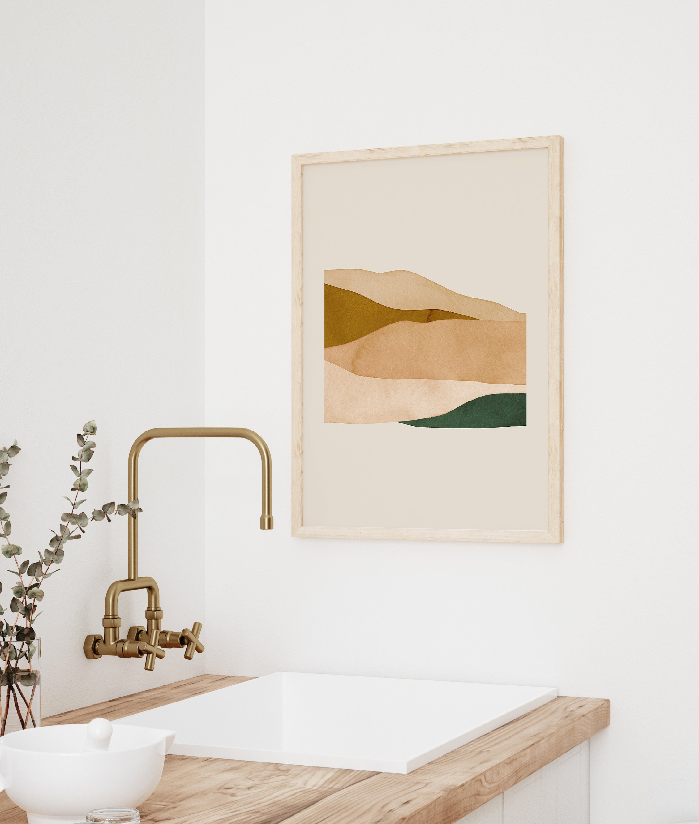 PRINTABLE Wall Art, Earth Tones Wall Art, Simple Wall Art, Landscape ...