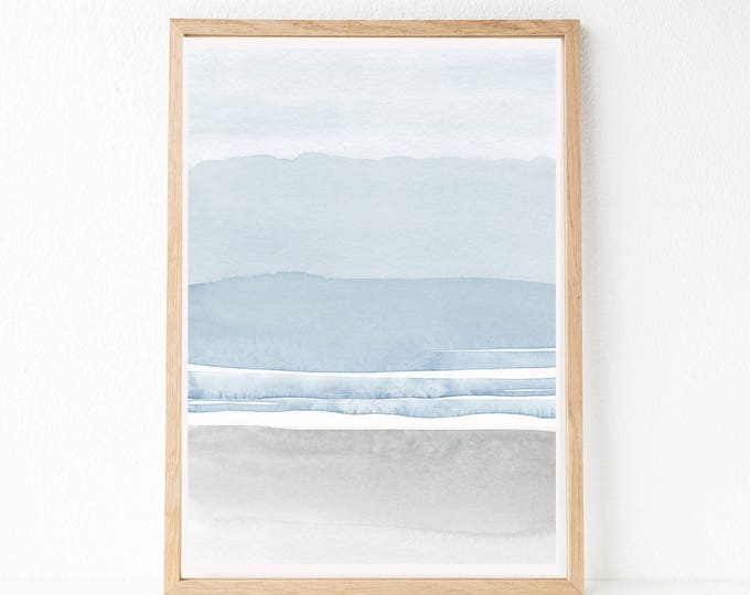 24x36 Large Abstract Art, Watercolor PRINTABLE Art, 24x36 Abstract ...
