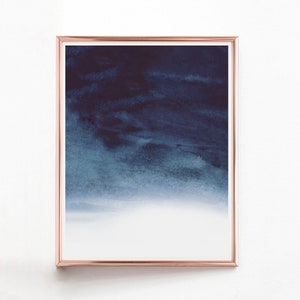 Navy Wall Art Abstract Art Printable Wall Art Abstract | Etsy