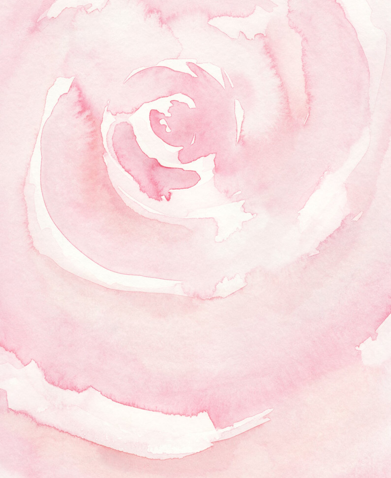 Blush Prints Blush Pink Watercolor Art Printable Watercolor - Etsy Canada