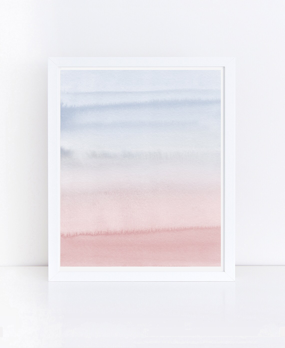 Set of 3 Prints PRINTABLE Print Set Pink Blue Wall Art - Etsy