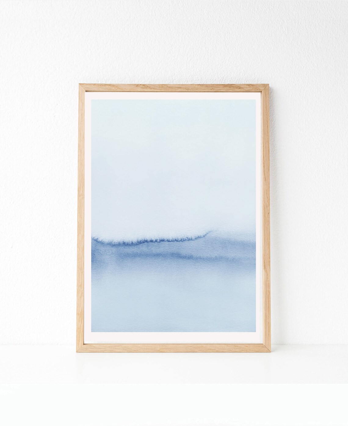 Blue Watercolor Print Abstract Watercolor Print Vertical - Etsy