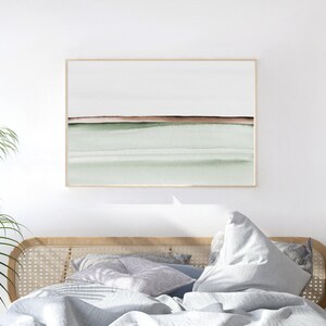 Simple Wall Art, Horizontal Wall Art, Abstract Printable Art, Landscape ...