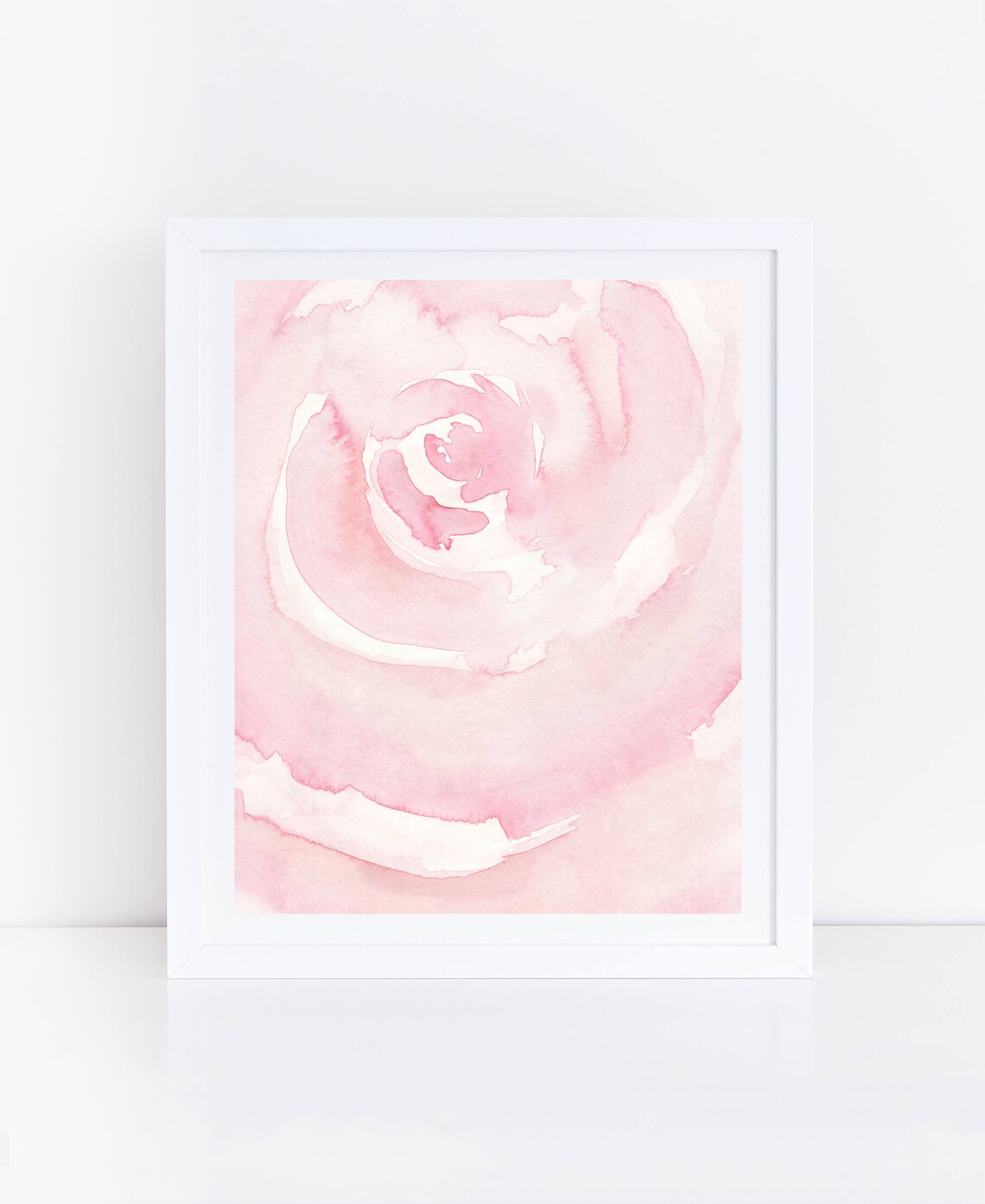 Blush Prints Blush Pink Watercolor Art Printable Watercolor - Etsy