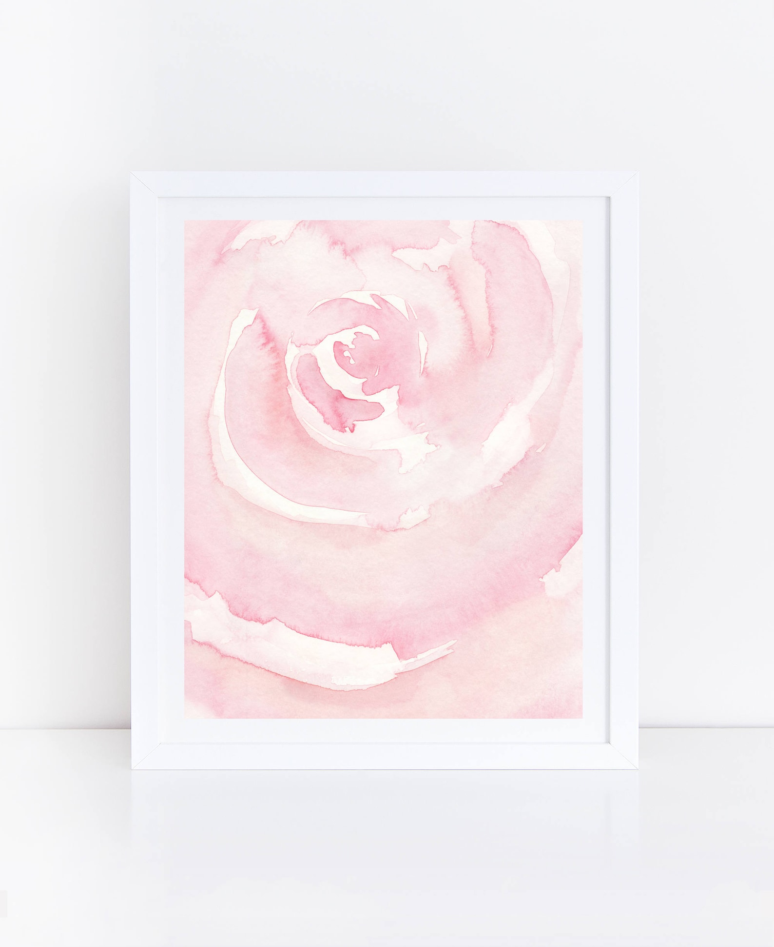 Blush Prints Blush Pink Watercolor Art Printable Watercolor - Etsy Canada