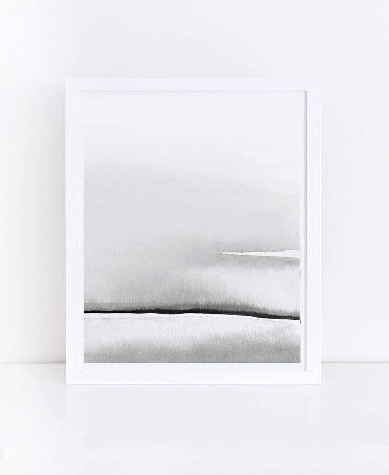 Set of 2 Prints, Printable Wall Art, Gray Prints, Gray Wall Art, Grey ...