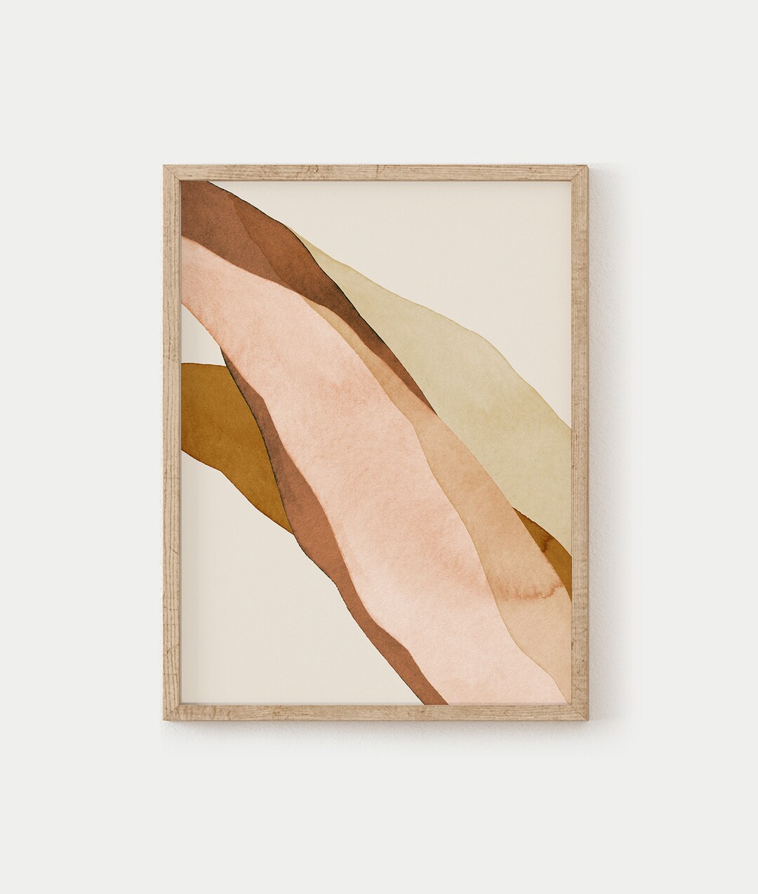 Abstract PRINTABLE Wall Art, Rust Wall Art, Neutral Wall Art, Simple ...