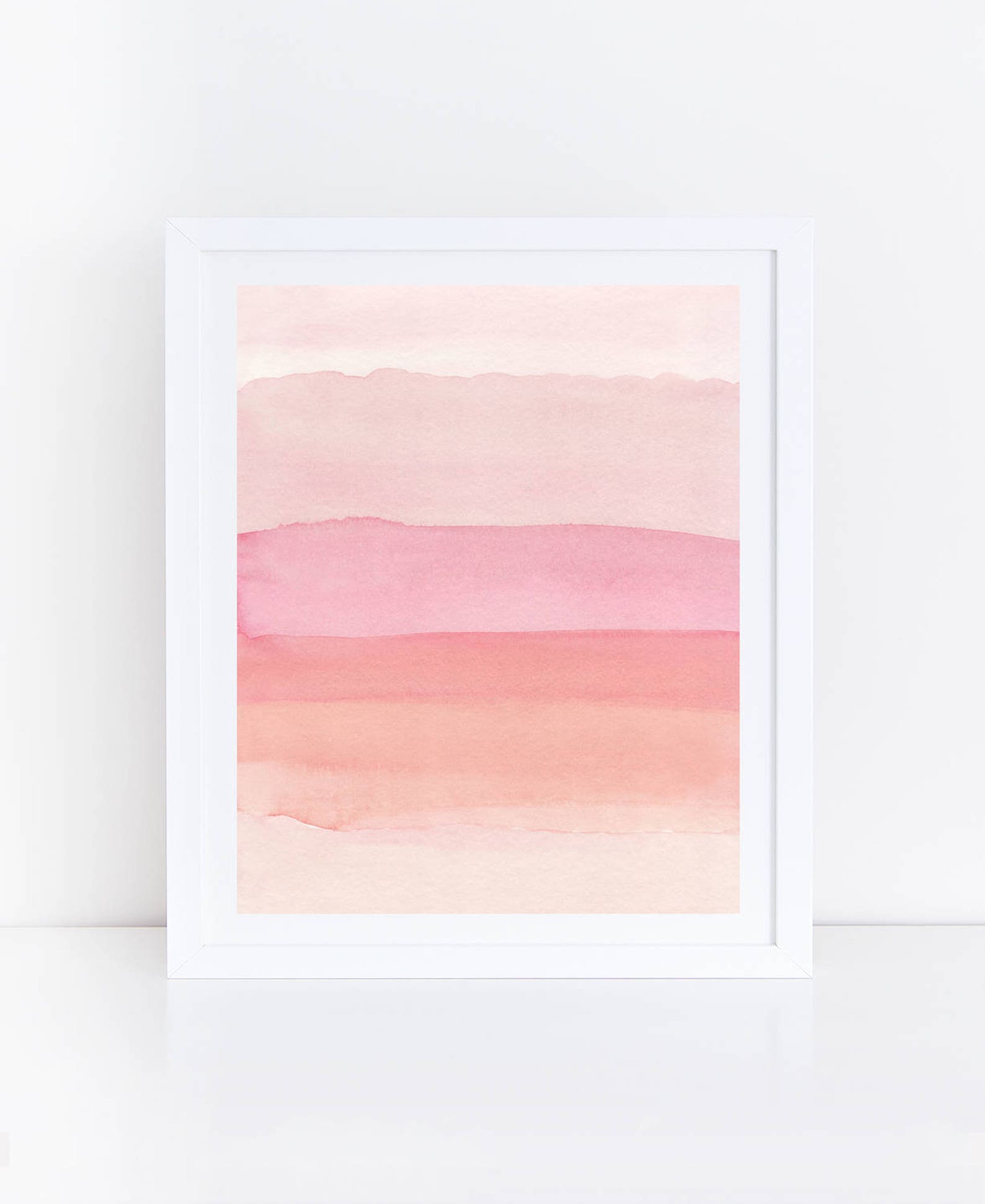 Pink Watercolor Print Pink Abstract Art Pink Abstract - Etsy
