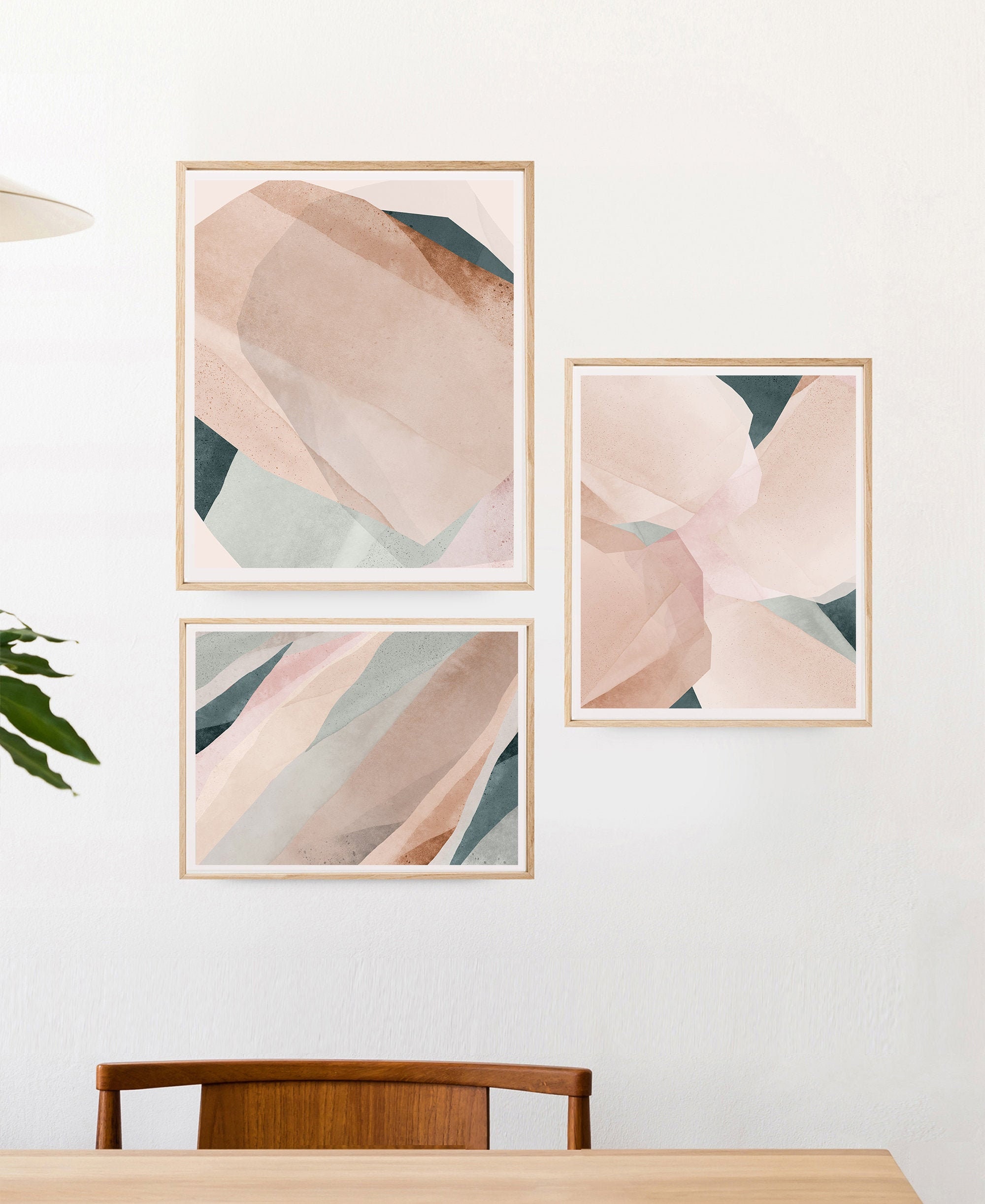 Set of 3 Prints Printable Wall Art Neutral Wall Art Bedroom - Etsy