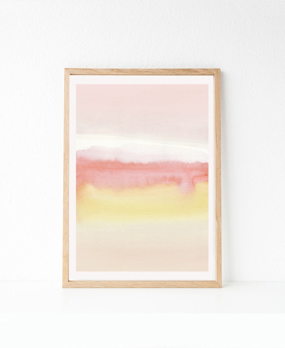Watercolor Abstract Wall Art Watercolor Printable Art Blush - Etsy