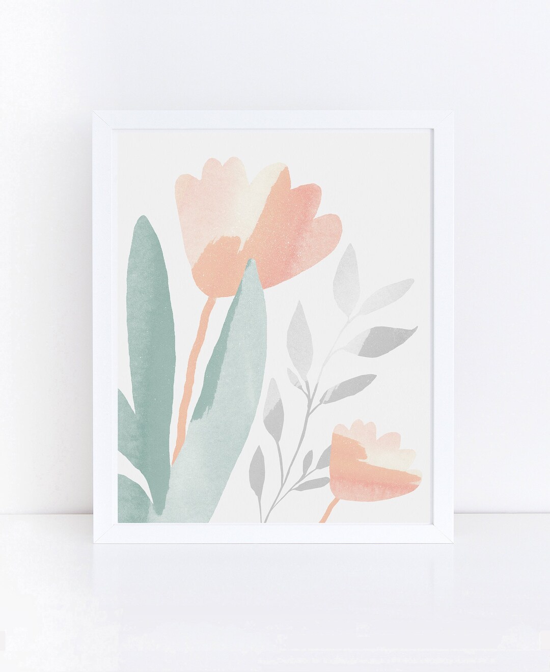 Spring Decor, Watercolor Flowers, PRINTABLE Wall Art, Printable ...