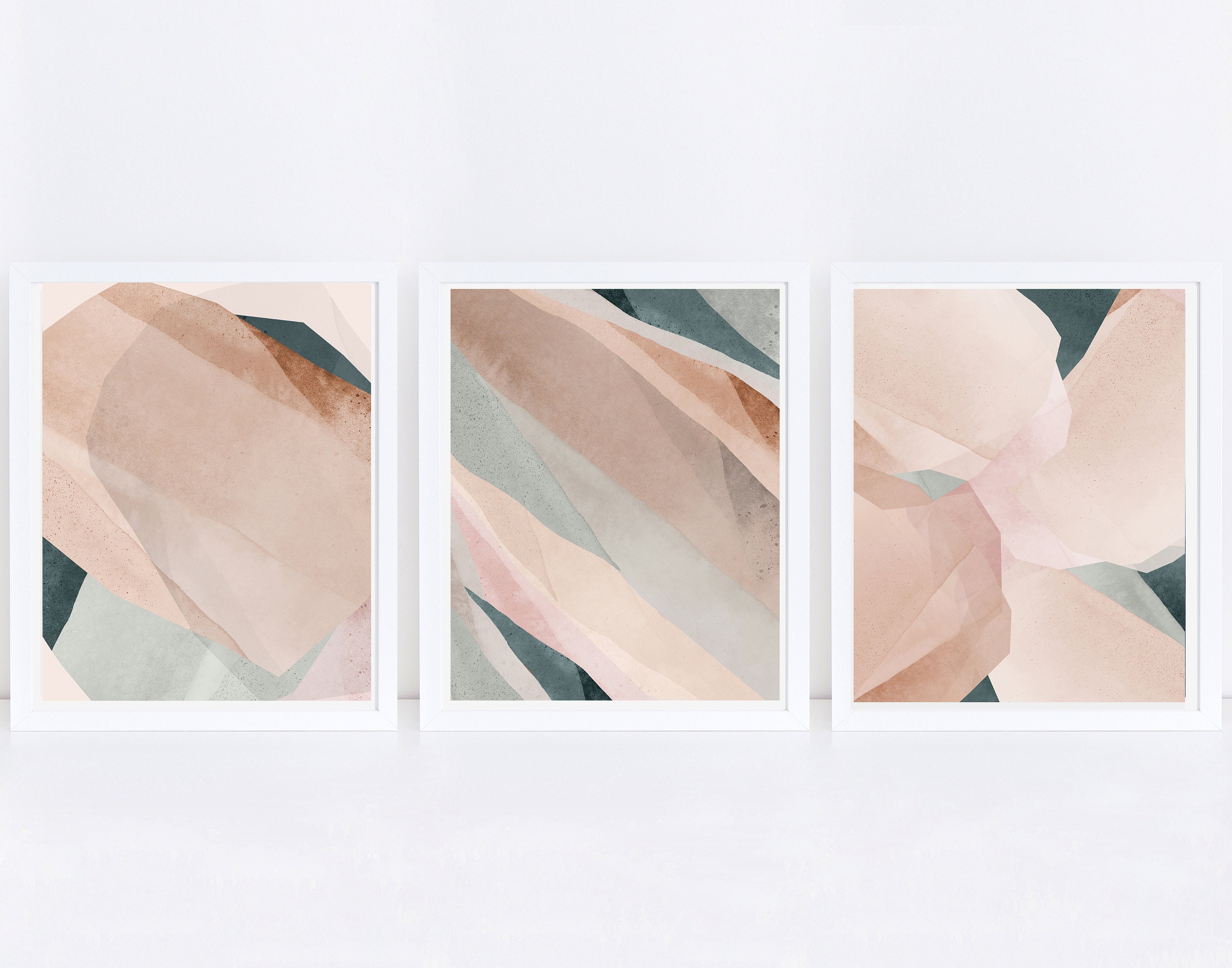 Set of 3 Prints Printable Wall Art Neutral Wall Art Bedroom - Etsy